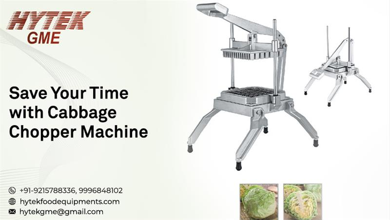 Save Your Time with Cabbage Chopper Machine