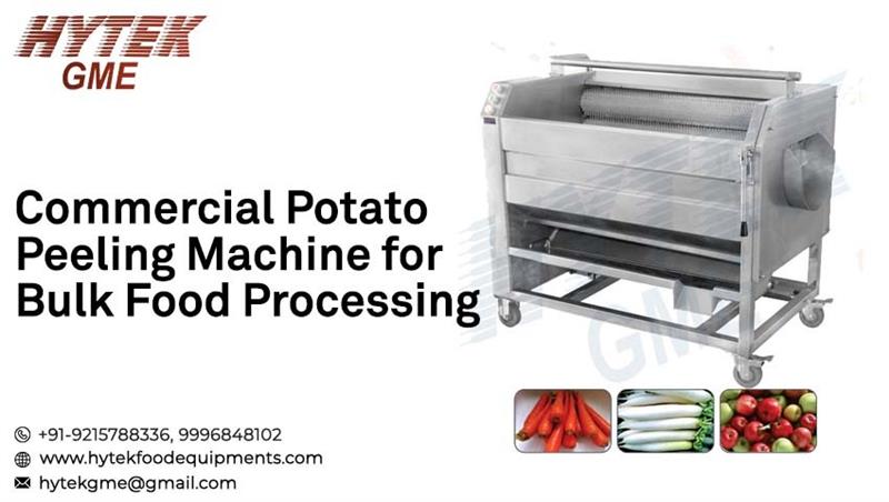 Commercial Potato Peeling Machine for Bulk Food Processing